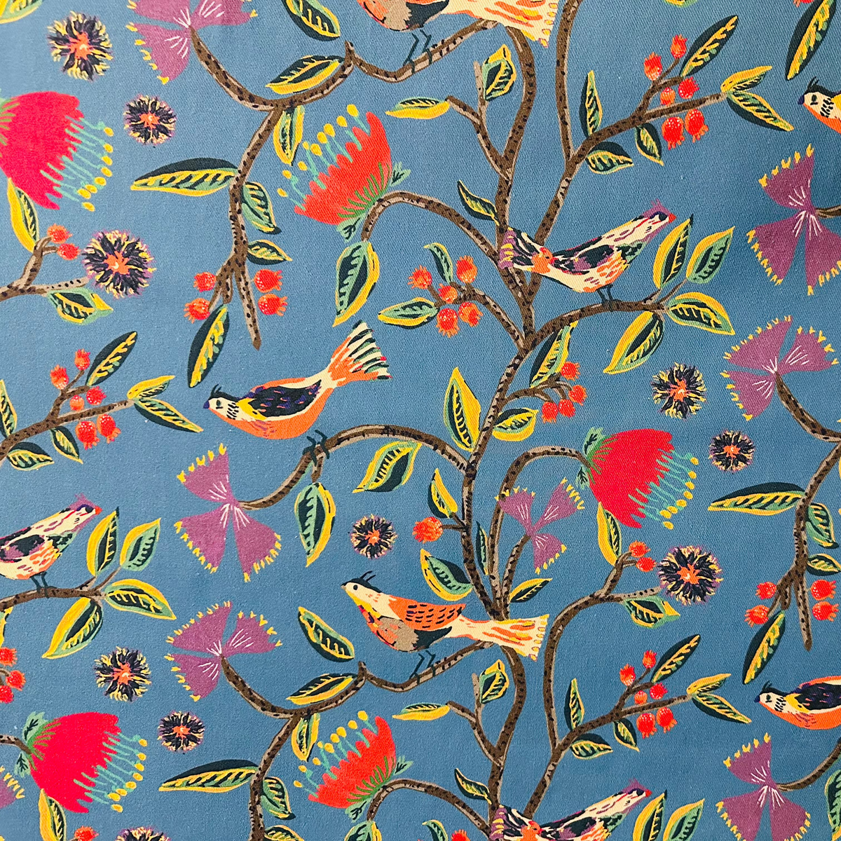 Lacefield Birds of Paradise Capri Decorator Fabric – Savvy Swatch