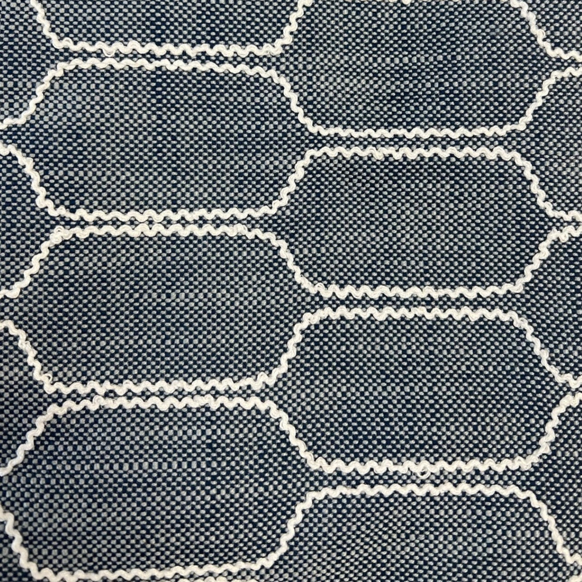 1.4 Yards Tracey Indigo Inside Out Decorator Fabric – Savvy Swatch