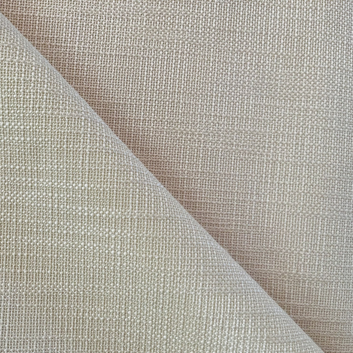 De Leo Textiles Bauer White Textured Fabric – Savvy Swatch