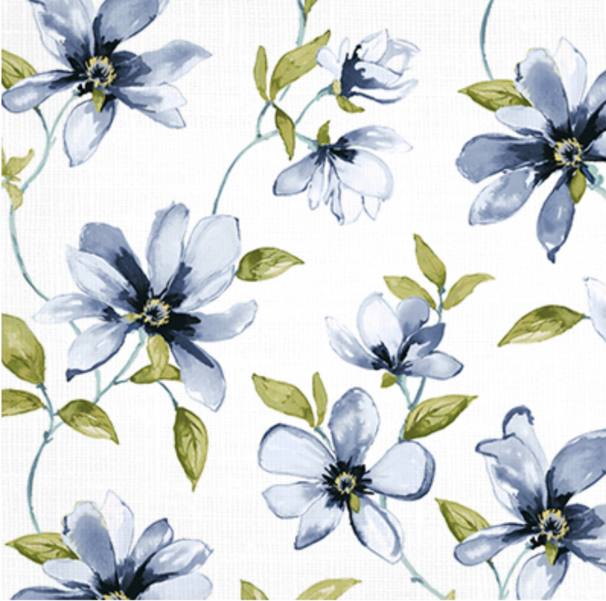 Belle Maison Brielle Indigo Decorator Fabric – Savvy Swatch